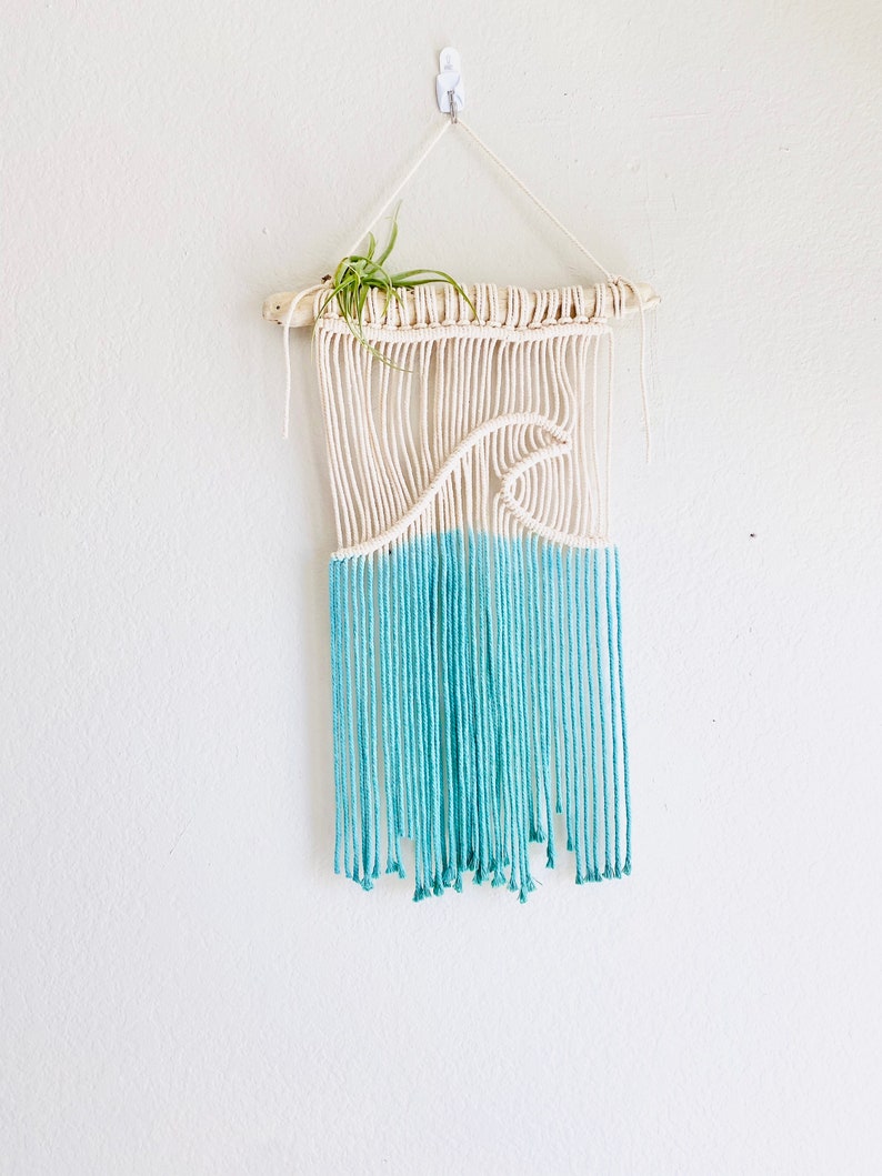 Macrame Wave Wall Hanging Ombré Wall Hanging | Etsy