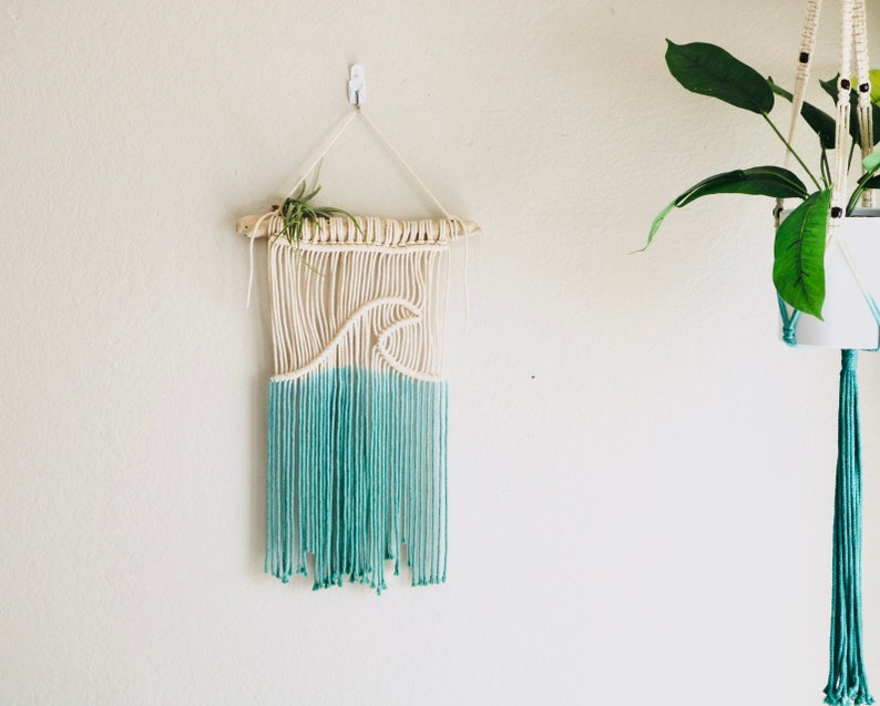 Macrame Wave Wall Hanging Ombré Wall Hanging - Etsy