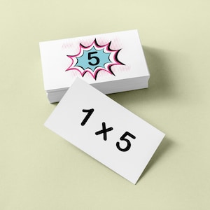 Multiplication Flash Cards, Math Printable Cards, Multiplication 0-12 ...