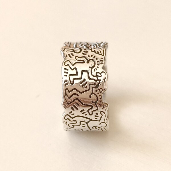 Pandora Ring Keith Haring - Etsy
