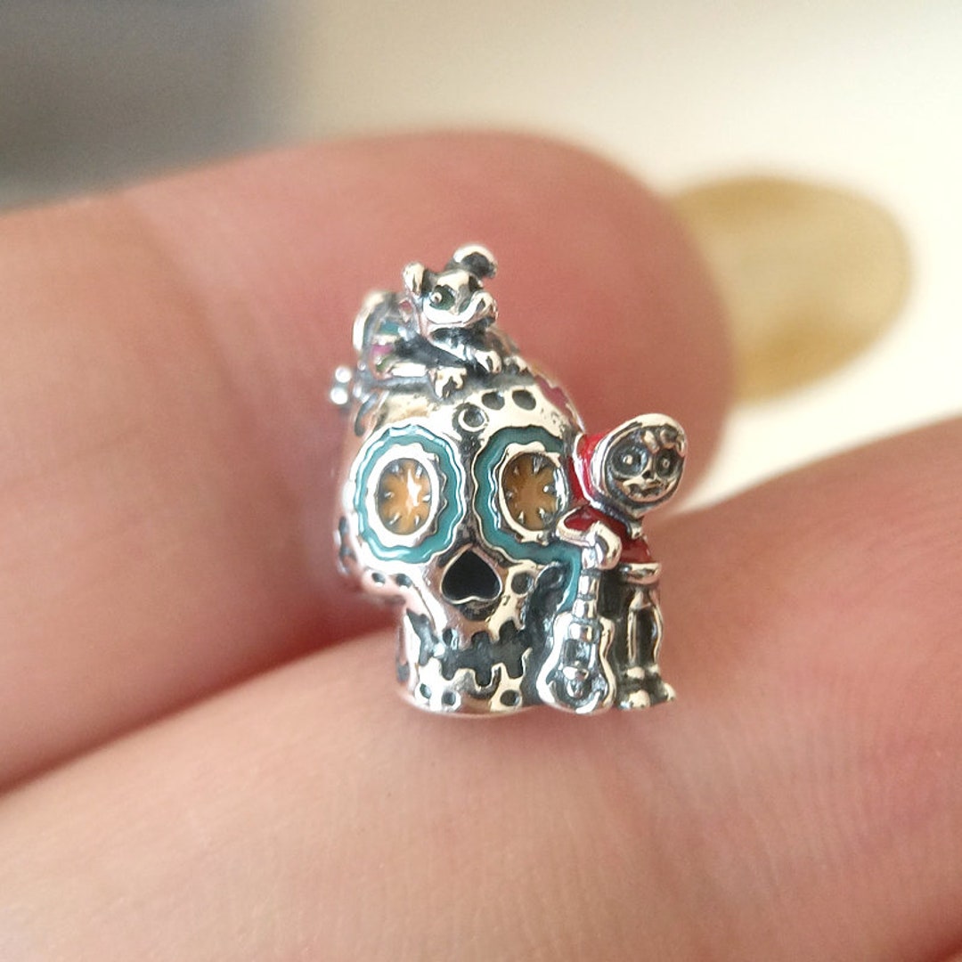 Disney Pixar Coco Miguel & Dante Skull Glow-in-the-dark Charm Fits ...