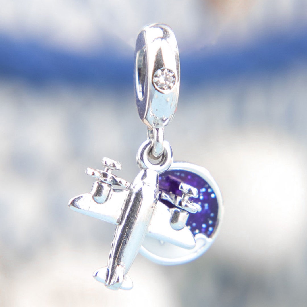 A Propeller Plane in the Blue Sky Dangle Charm Fits European - Etsy