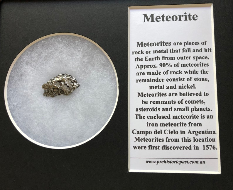Meteorite in Glass Fronted Display Case. - Etsy