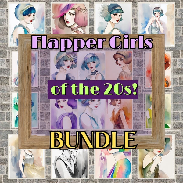 Flapper Girl Prints - Etsy