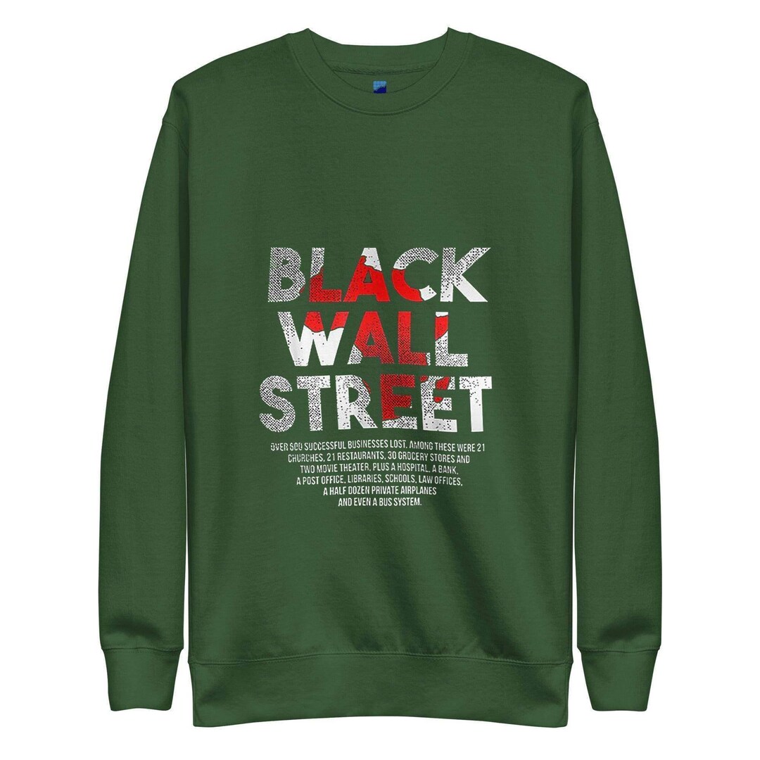 Black Wall Street Sweatshirt - Etsy