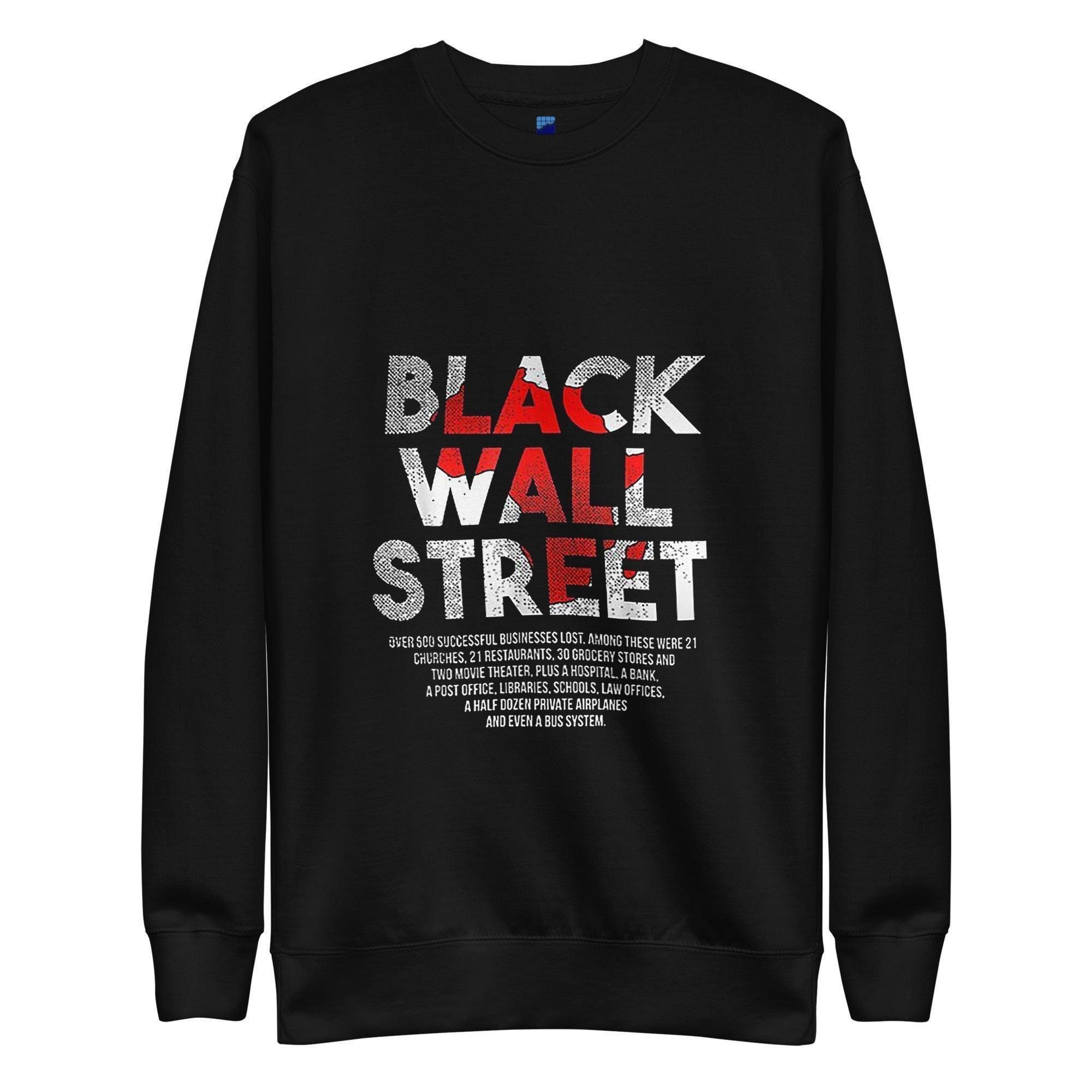 Black Wall Street Sweatshirt - Etsy