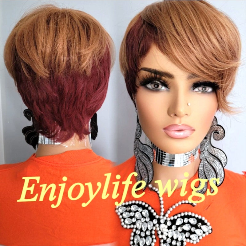 Pixie Wig - Etsy