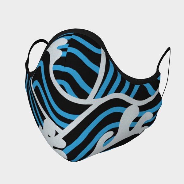 Japanese Wave Mask - Etsy