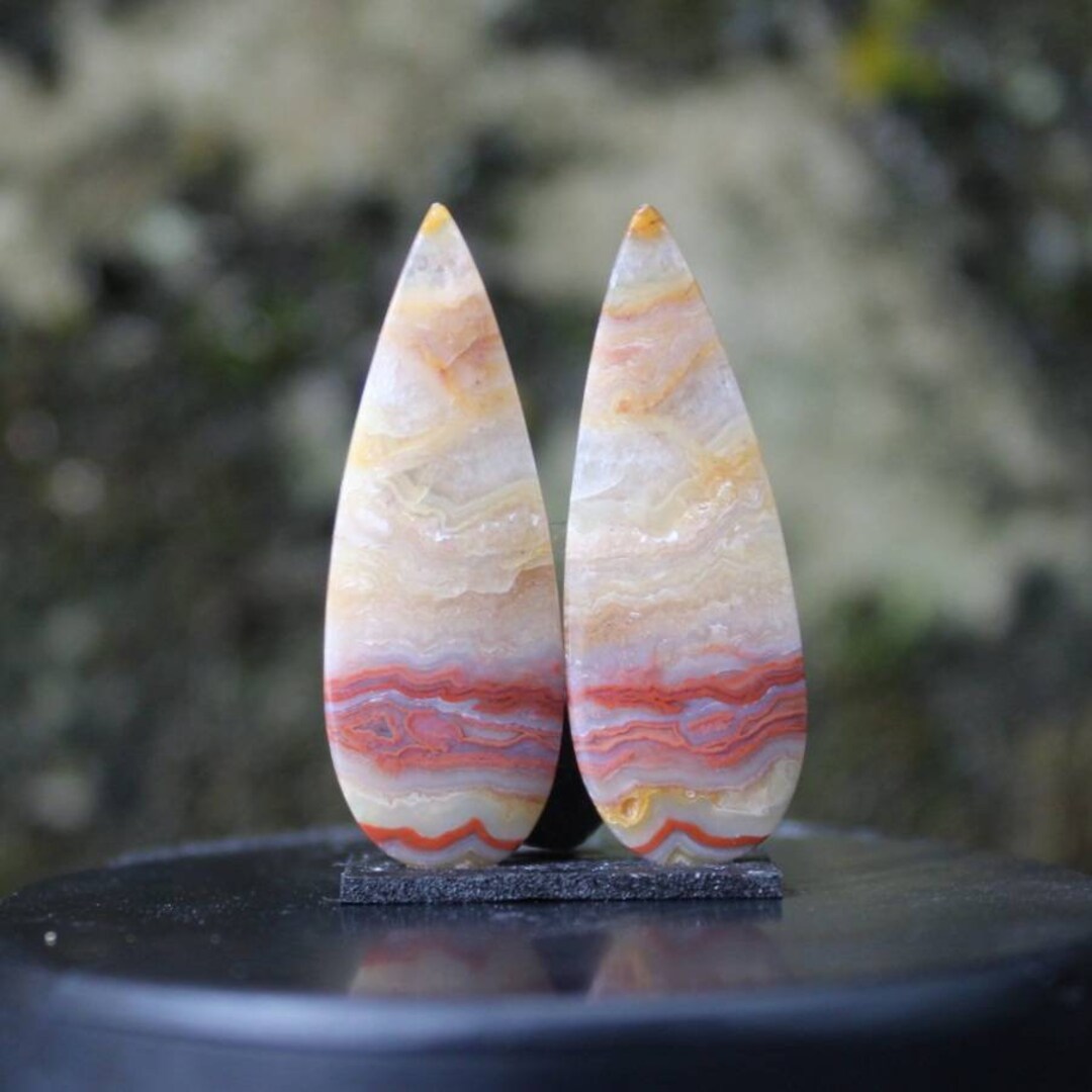 Banded Agate Pair - Etsy