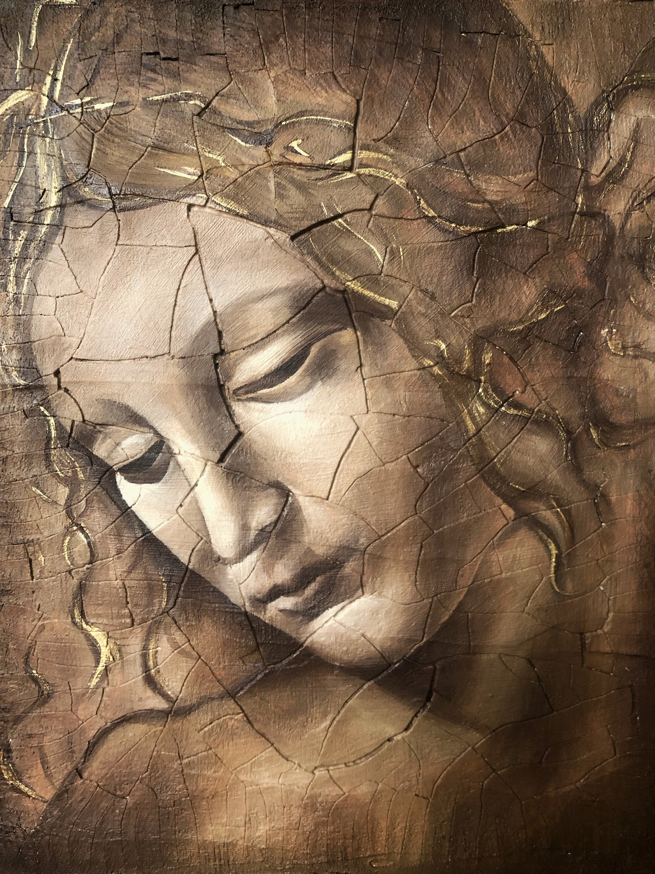 Detailed Reproduction of Leonardo Da Vinci "la Scapigliata" - Etsy