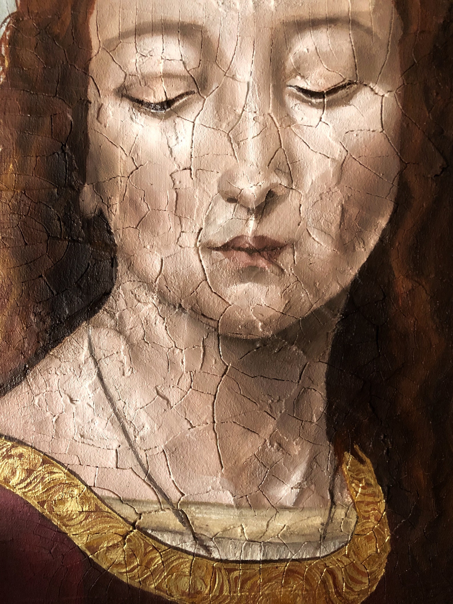 Detailed Reproduction of Ernst Deger's Portrait of a Young Woman - Etsy