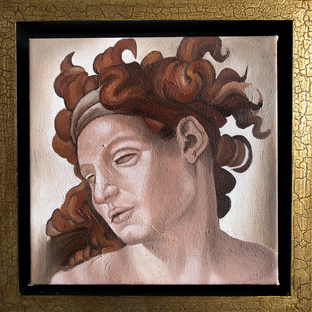 Detailed Reproduction of "the Ignudi of Michelangelo's Sistine Chapel ...