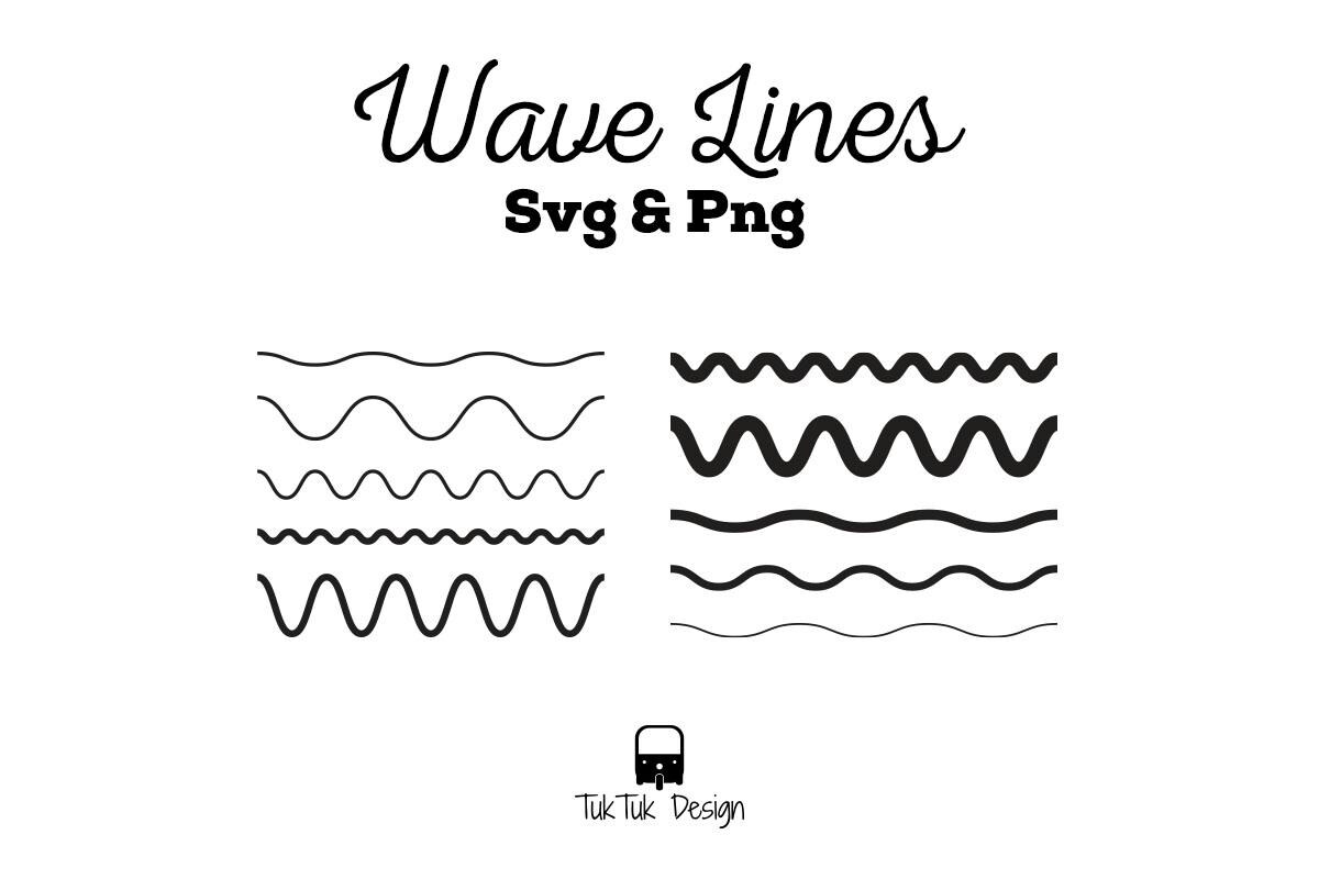 Wave Line Svg and Png, Abstract Zigzag Curves, Seamless Pattern Texture ...