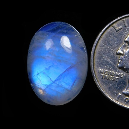 Oval Shape Moonstone Cabochon Rainbow Moonstone Calibrated - Etsy