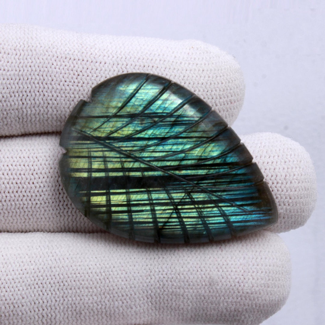 Sympathique sculpture naturelle labradorite cabochon pierre - Etsy France