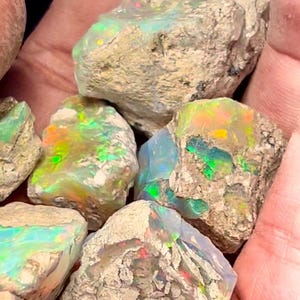 1kg Ethiopian Opal Raw/ Superbh Top Grade Opal Rough/ 15mm to 50mm Plus ...