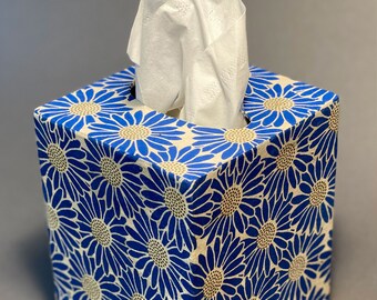 Handmade Tissue Box Cover With Unique Paper. Made to Order | Etsy