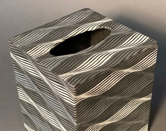 Handmade Tissue Box Cover With Unique Paper. Made to Order - Etsy