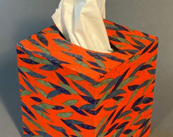 Handmade Tissue Box Cover With Unique Paper. Made to Order - Etsy