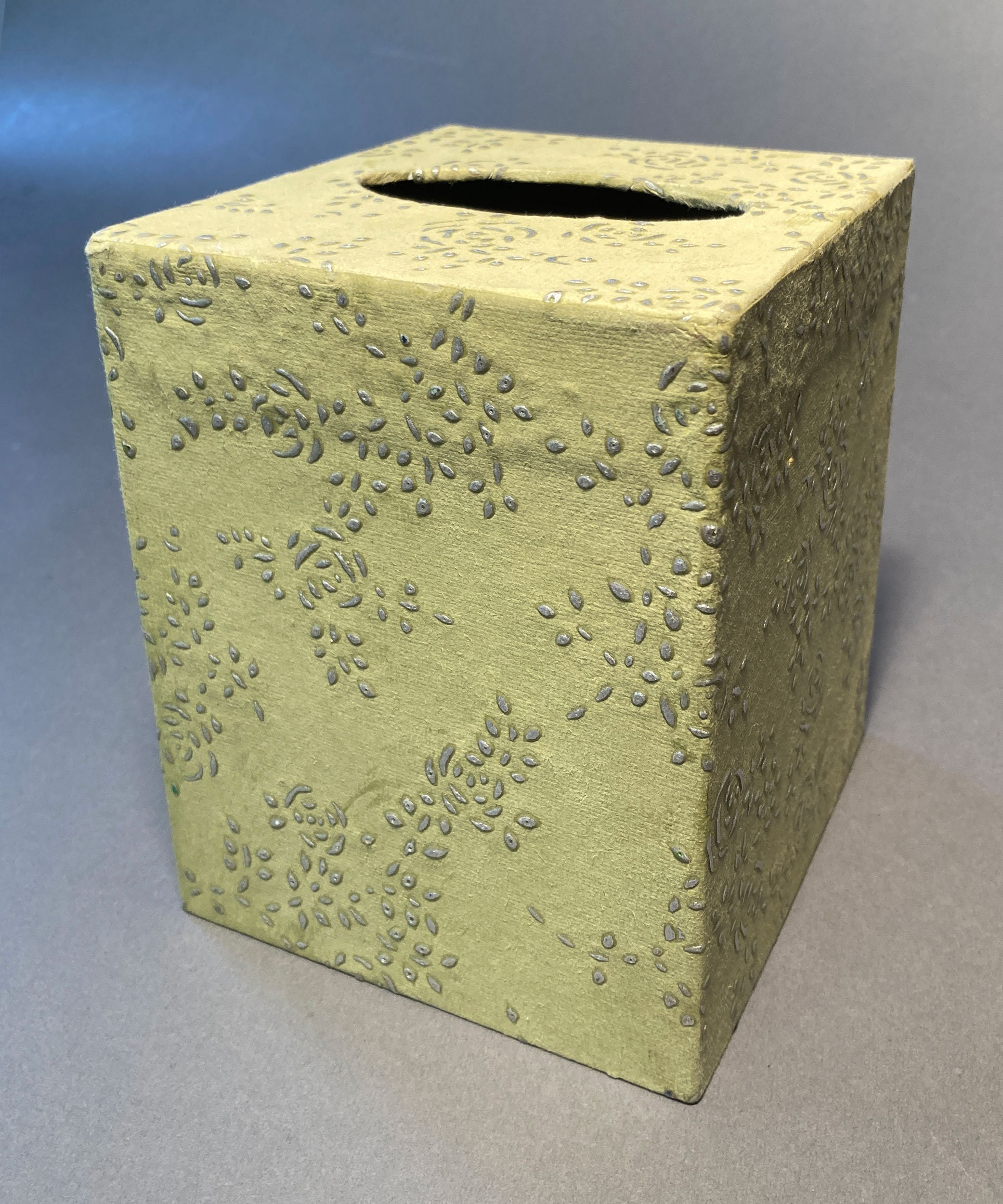 Handmade Tissue Box Cover with unique paper. Made To Order | Etsy