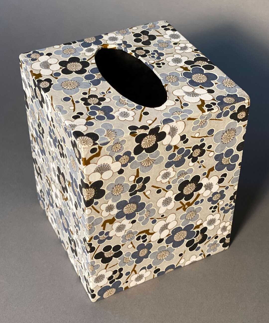 Handmade Tissue Box Cover With Unique Paper. Made to Order - Etsy