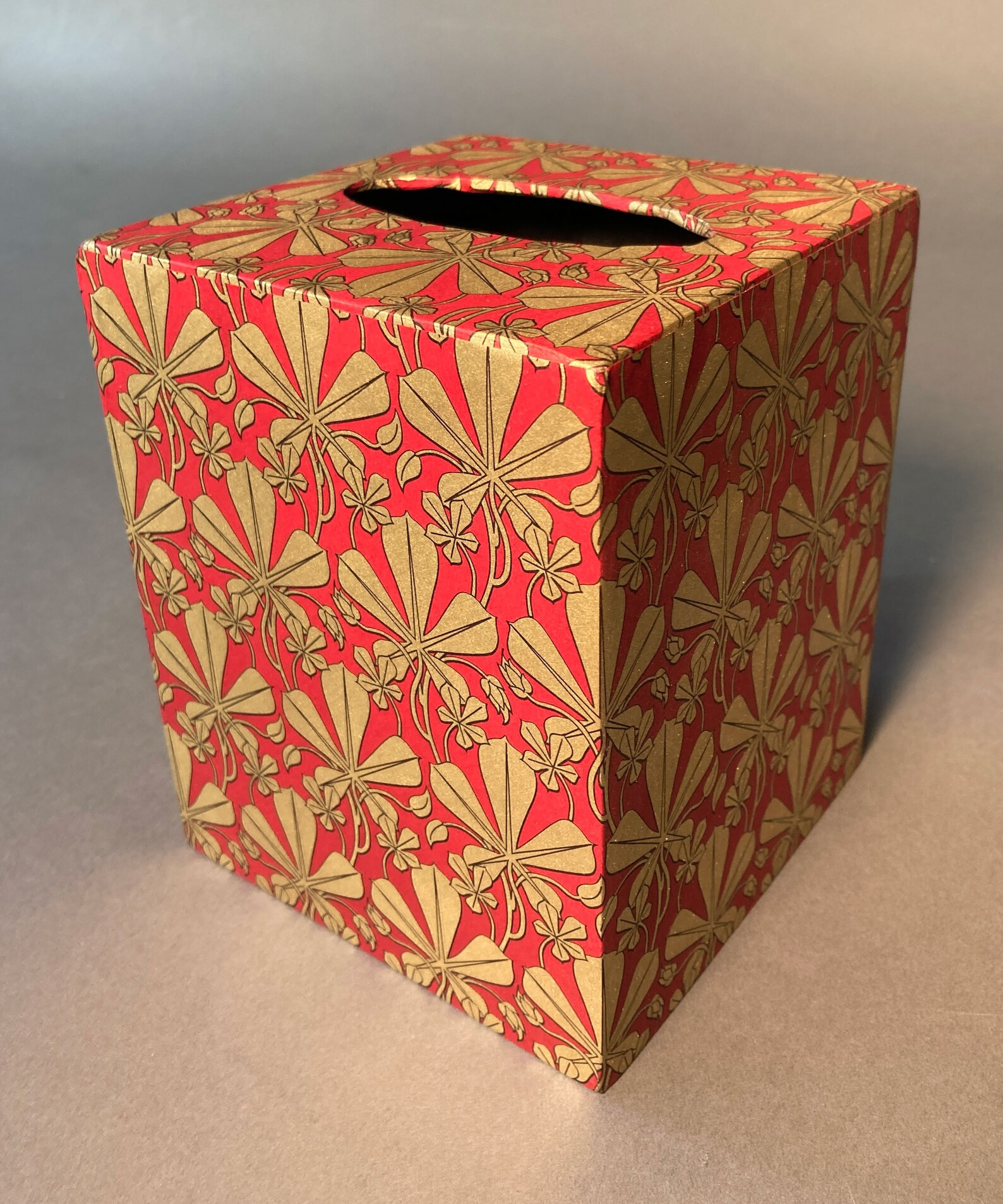 Handmade Tissue Box Cover With Unique Paper Made To Order Etsy