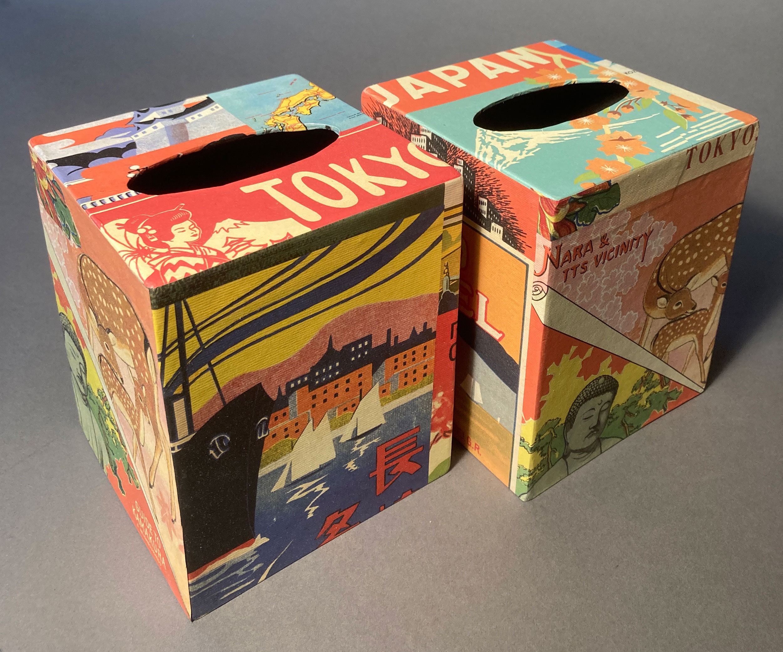 Handmade Tissue Box Cover With Unique Paper. Made to Order - Etsy