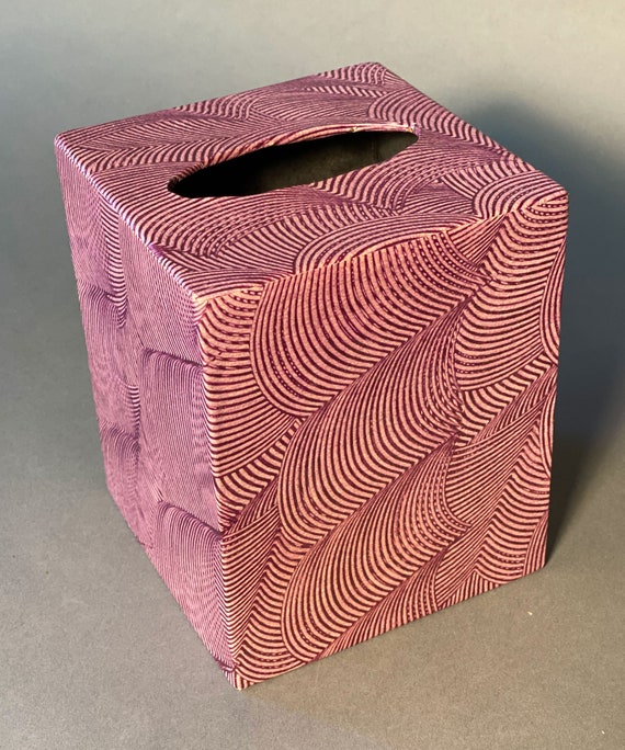 Handmade Tissue Box Cover With Unique Paper. Made to Order - Etsy