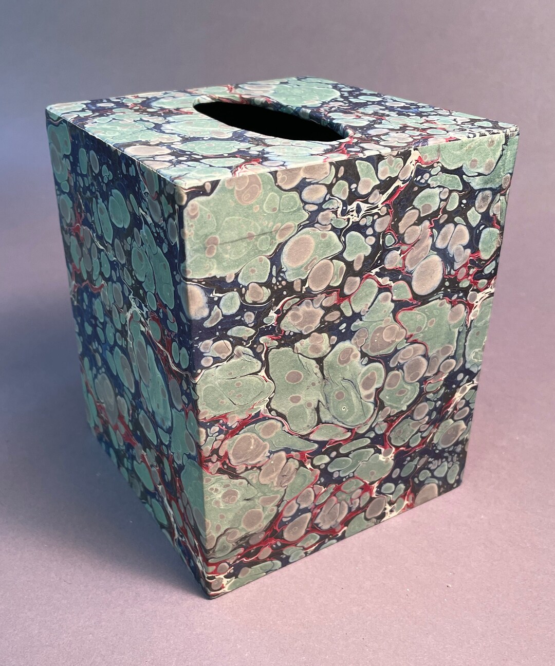 Handmade Tissue Box Cover With Unique Paper. Made to Order - Etsy