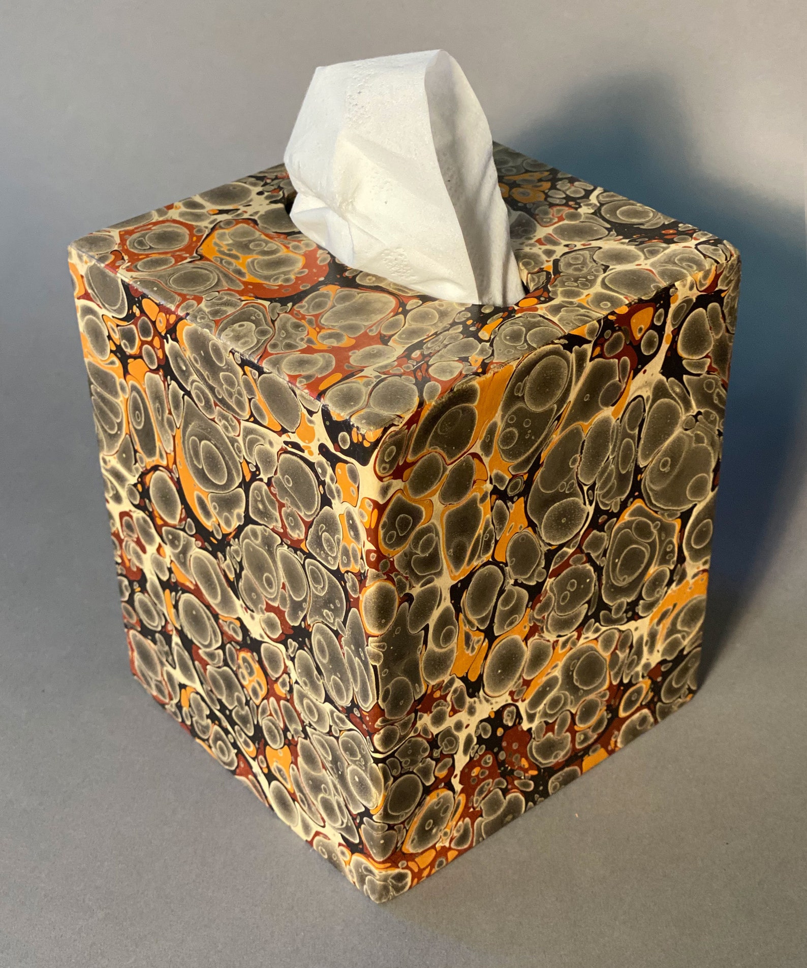 Handmade Tissue Box Cover With Unique Paper. Made to Order - Etsy