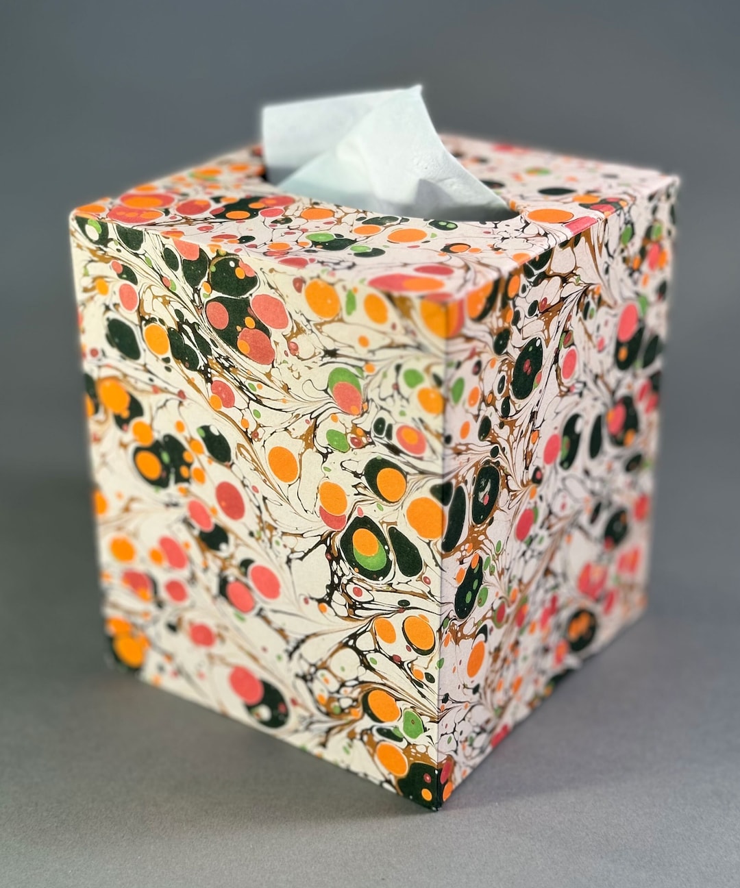Handmade Tissue Box Cover With Unique Paper. Made to Order - Etsy