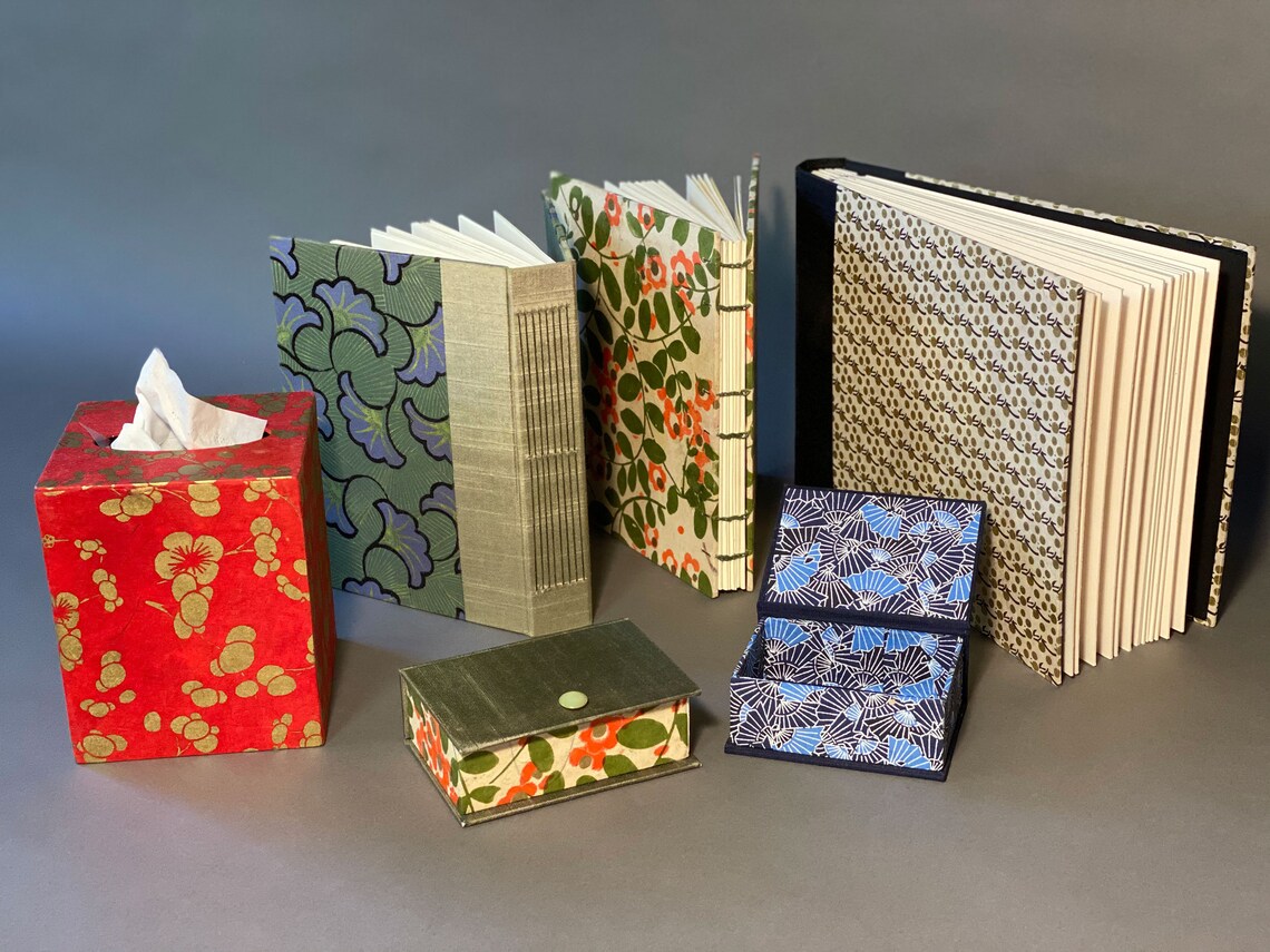 Handmade Tissue Box Cover With Unique Paper. Made to Order - Etsy