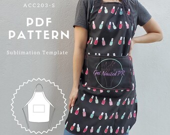 Sublimation Apron Template - Etsy