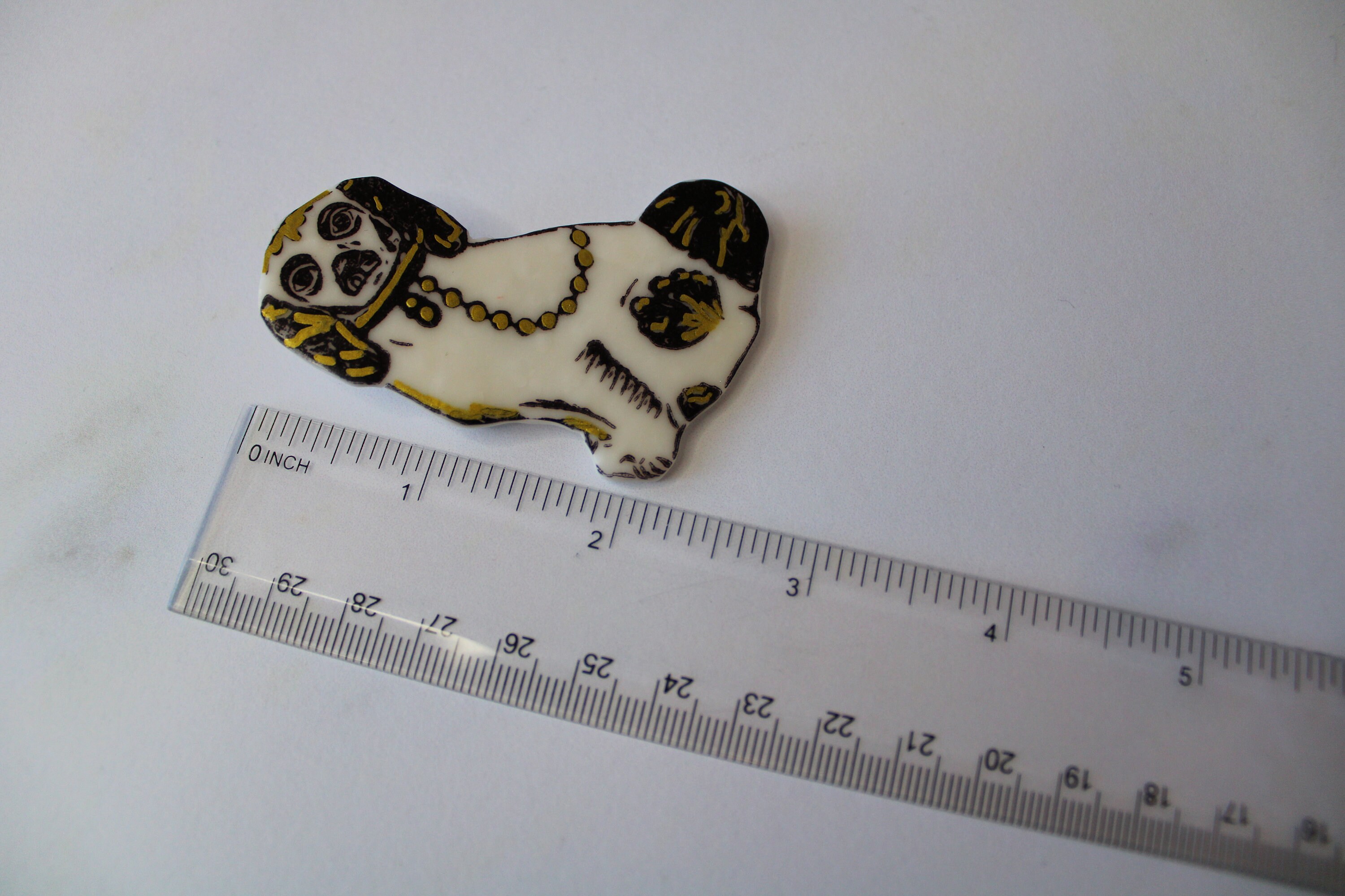 Wee Wally Dugs Complete Set brooch Earrings - Etsy UK