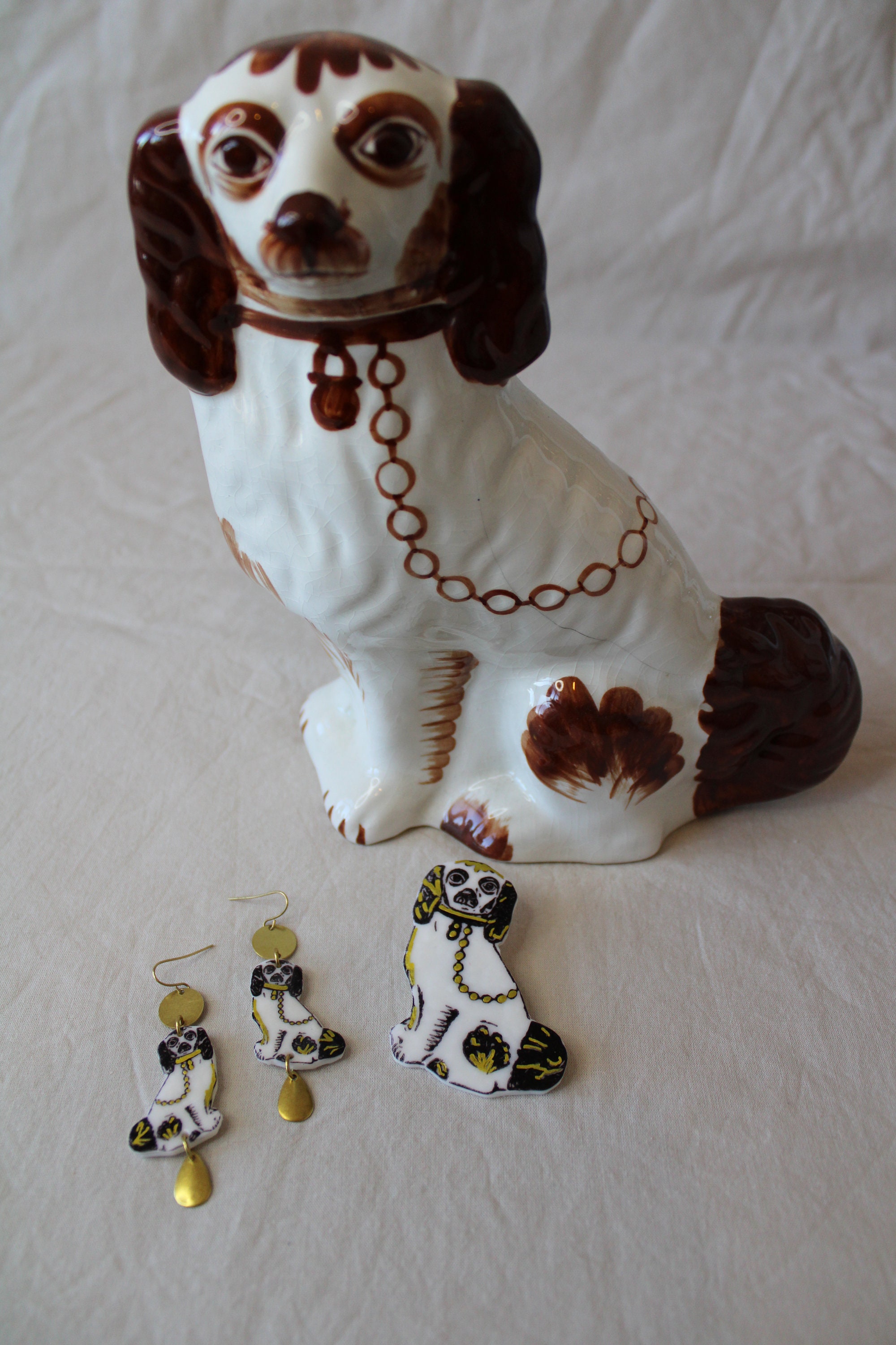 Wee Wally Dugs Complete Set Brooch Earrings | Etsy