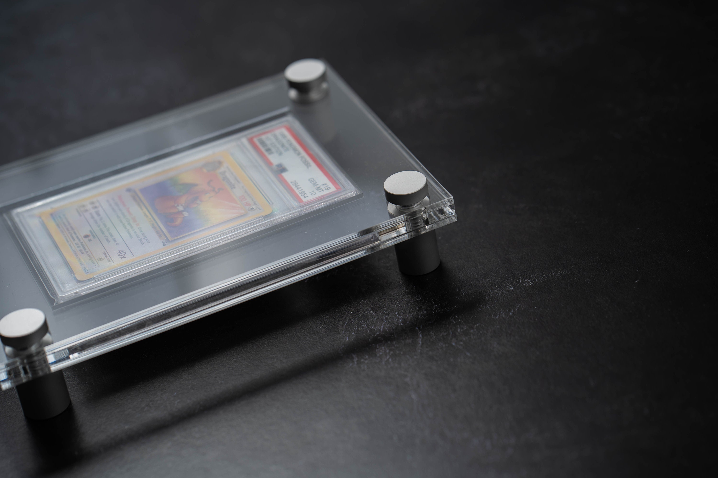 Pokemon card display 1 PSA slab frame | Etsy