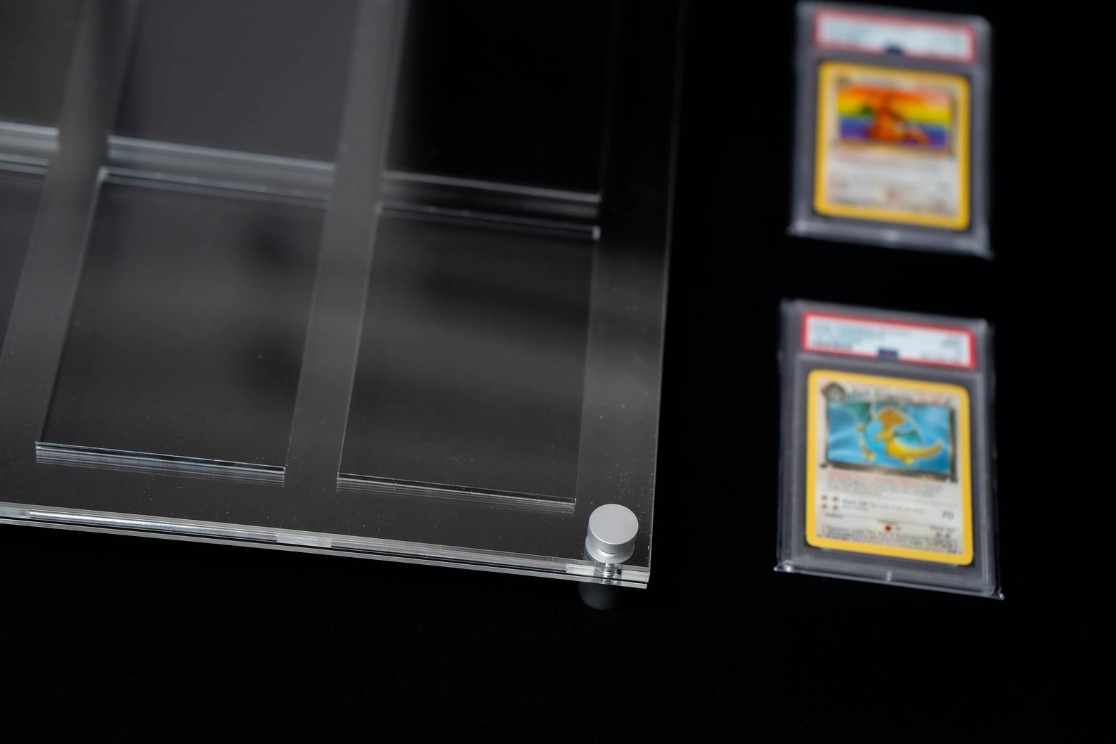 Pokemon card PSA slab display frame 3x3 | Etsy