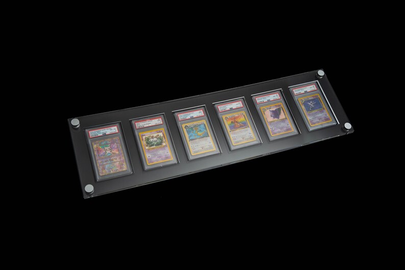 Pokemon Card PSA Slab Display Frame 6x1 - Etsy