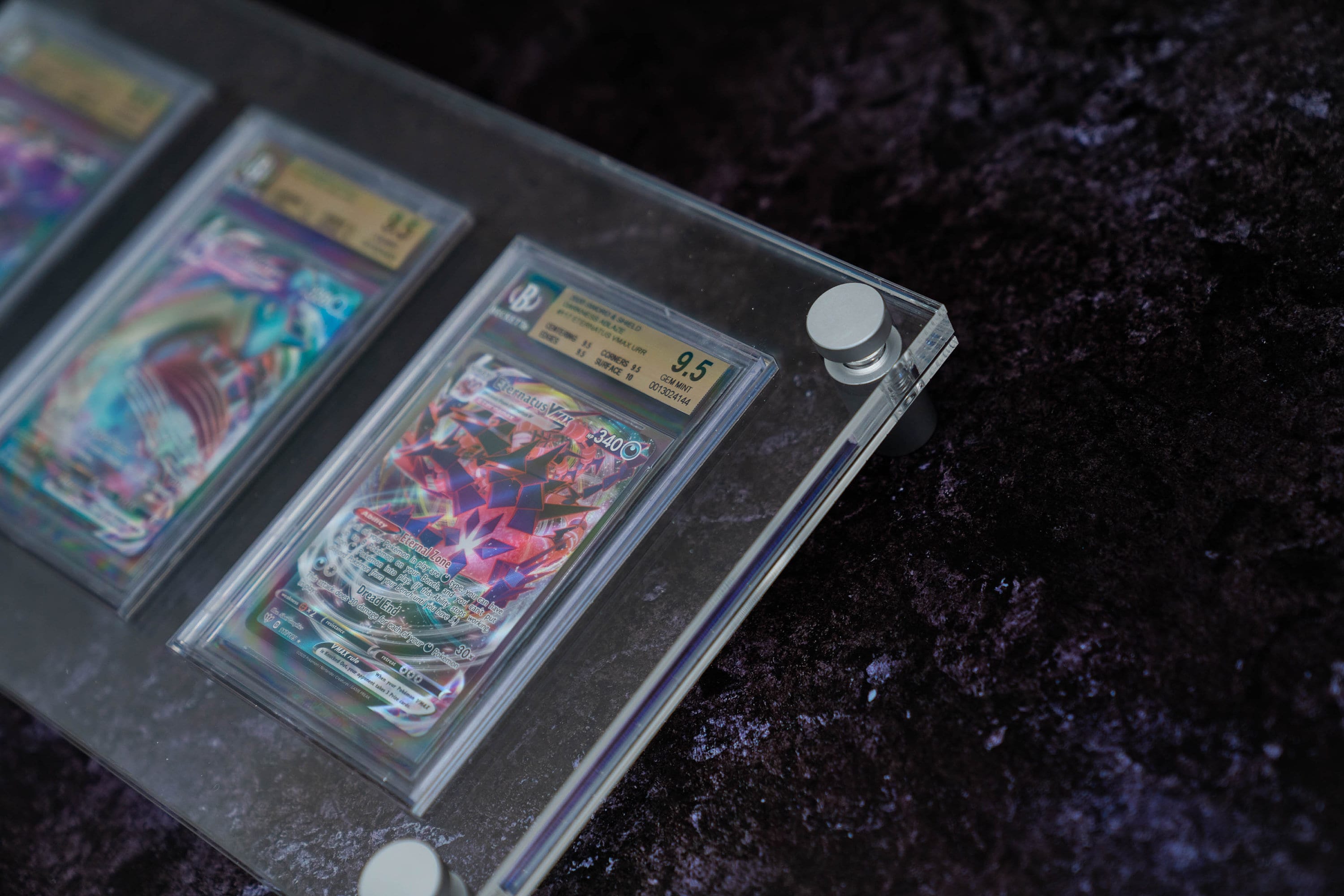 Pokemon Card BGS Slab Display Frame 3x1 - Etsy