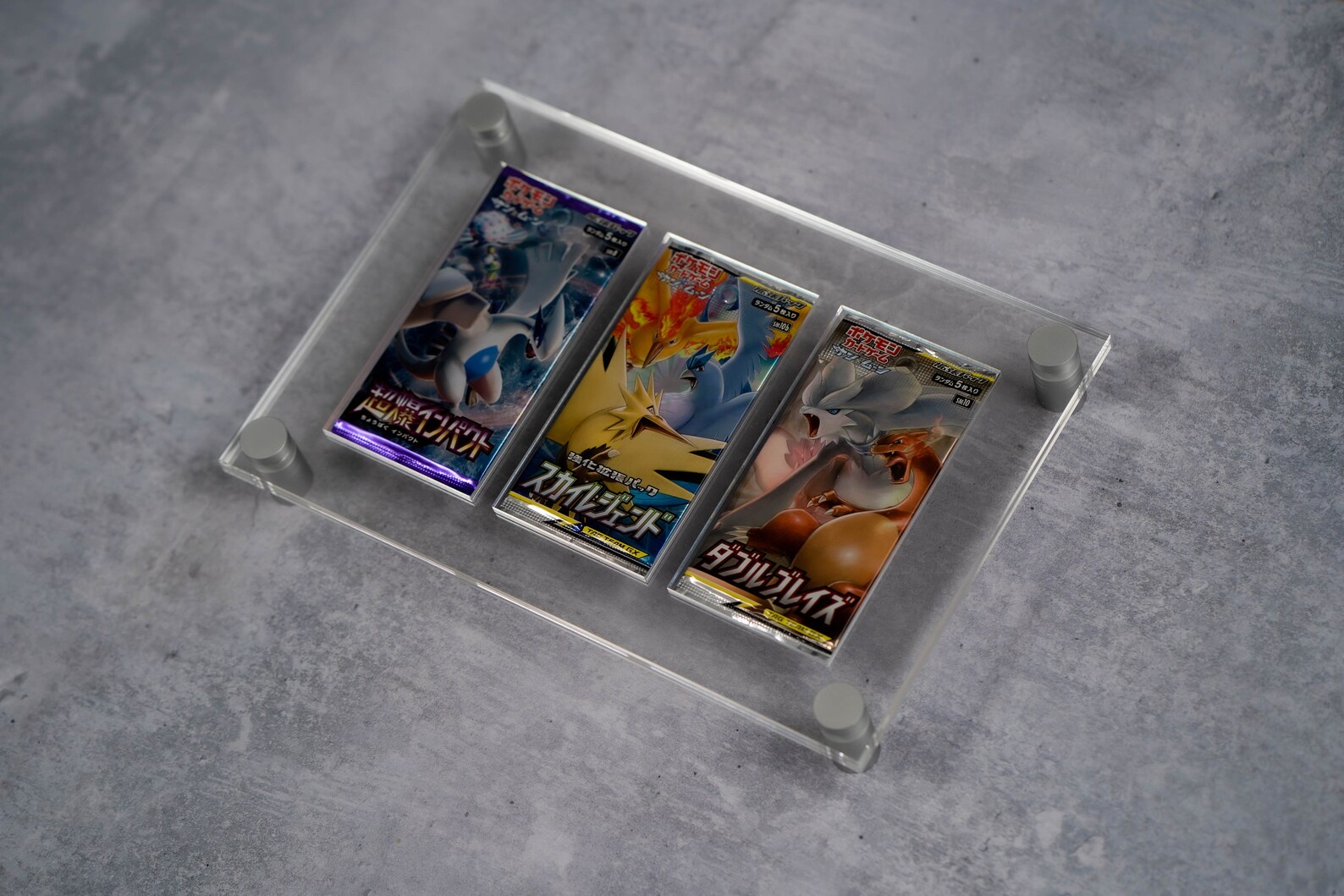 Pokemon Card Booster Pack Display Frame - 3x1 - Etsy