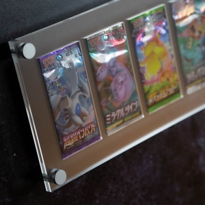 Pokemon Card Booster Pack Display Frame 5x1 - Etsy