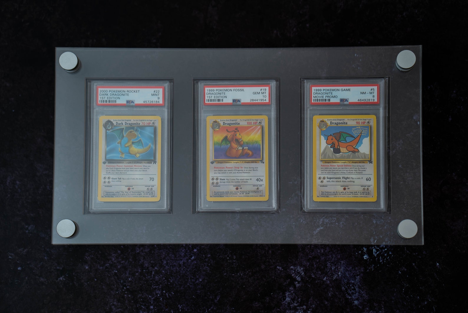 Pokemon Card PSA Slab Display Frame - 3x1 - Etsy Australia