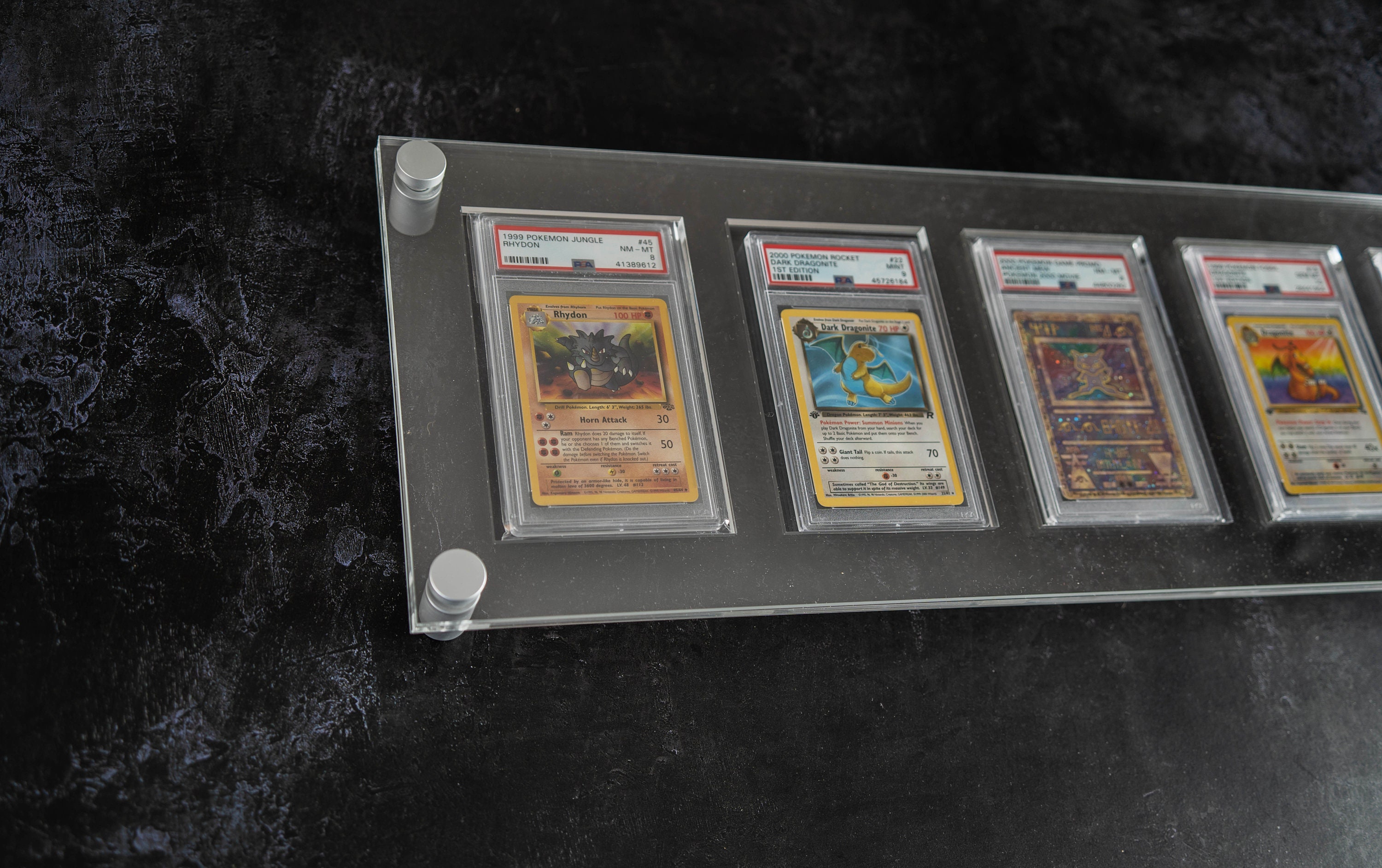 Pokemon Card PSA Slab Display Frame 5x1 | Etsy