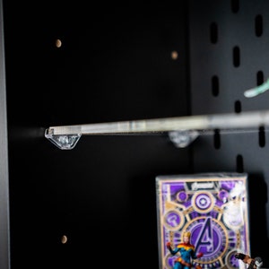 Extra IKEA UPPSPEL Shelf - Clear Acrylic Additional Shelf - Ideal for ...