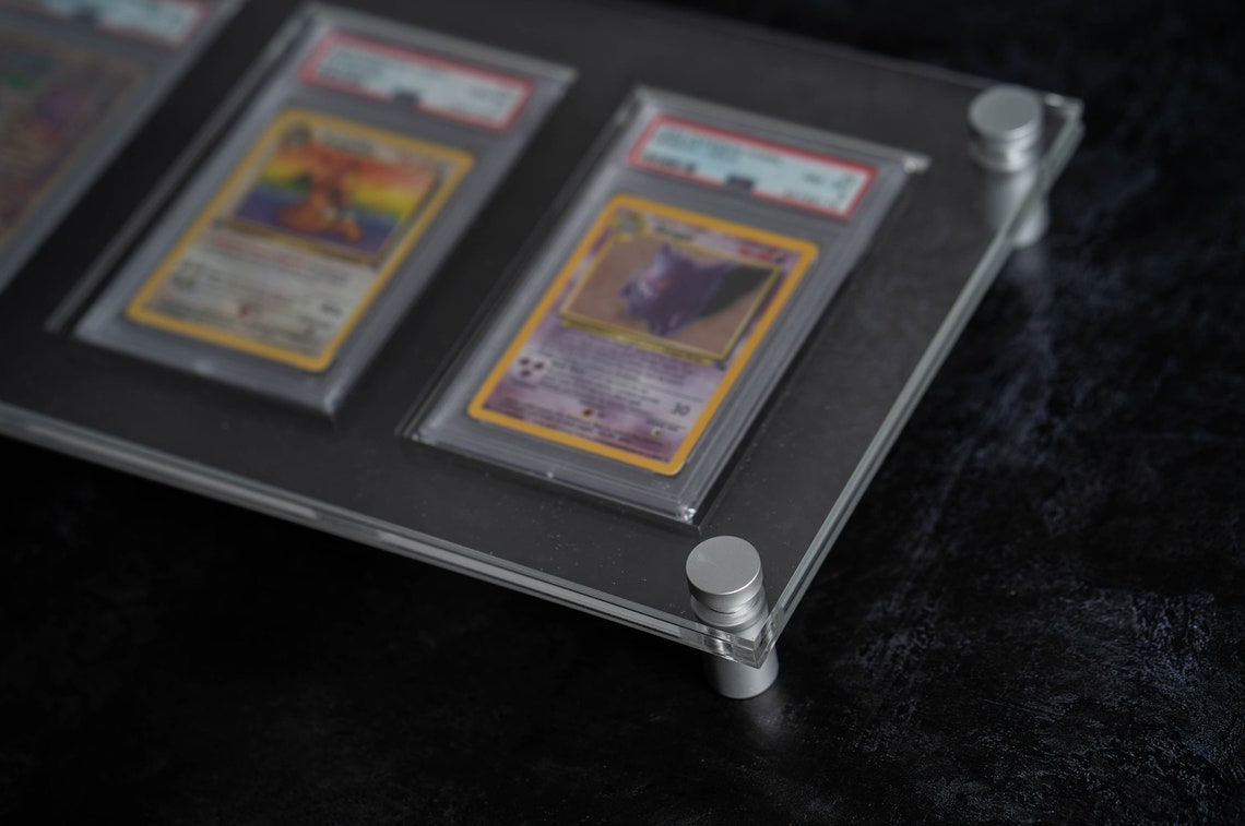 Pokemon Card PSA Slab Display Frame 5x1 | Etsy