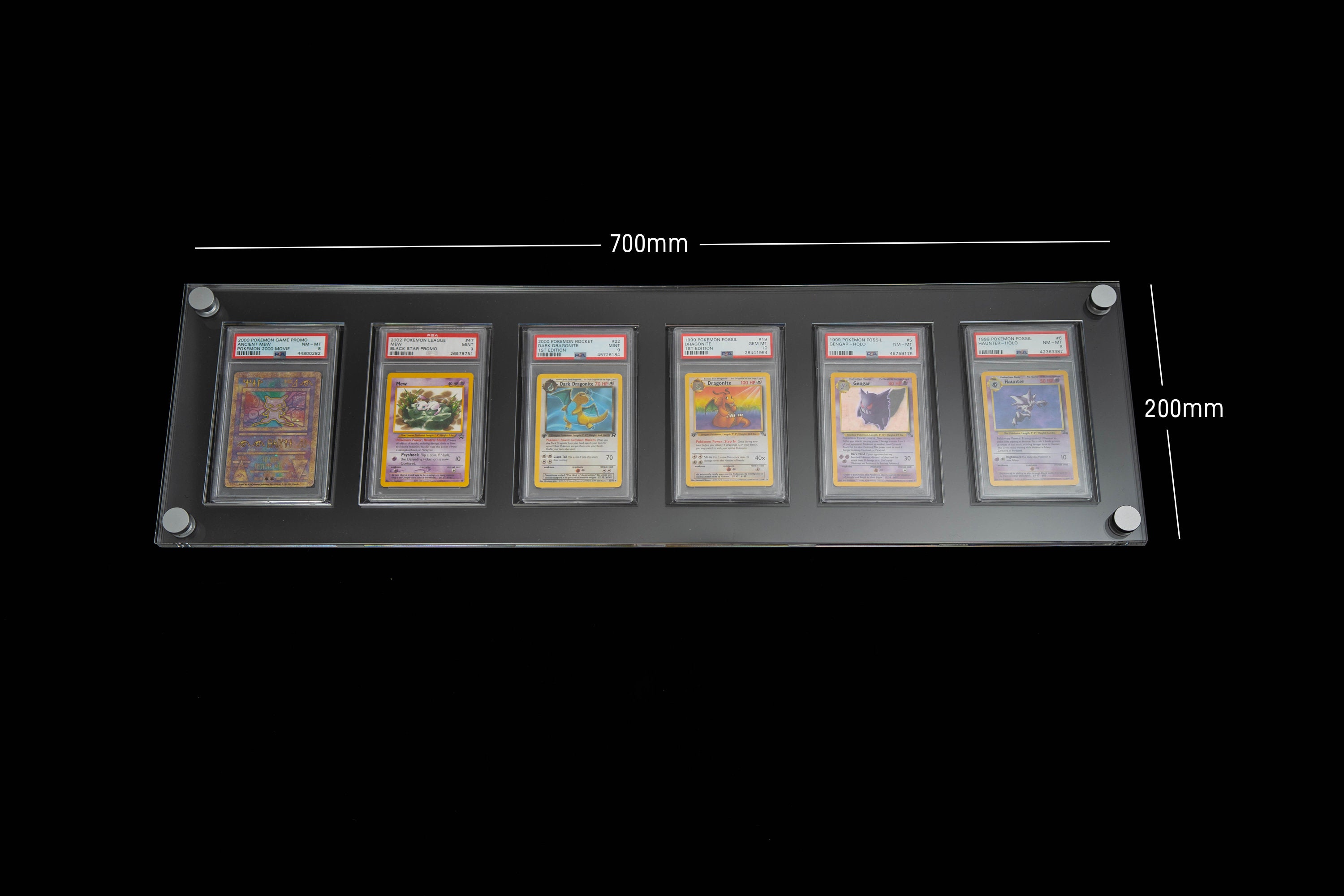 Pokemon card BGS slab display frame - 3x1 - www.prabhuecobags.com