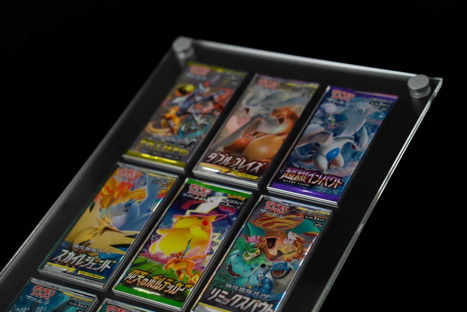 Pokemon Card Booster Pack Display Frame 3x3 | Etsy