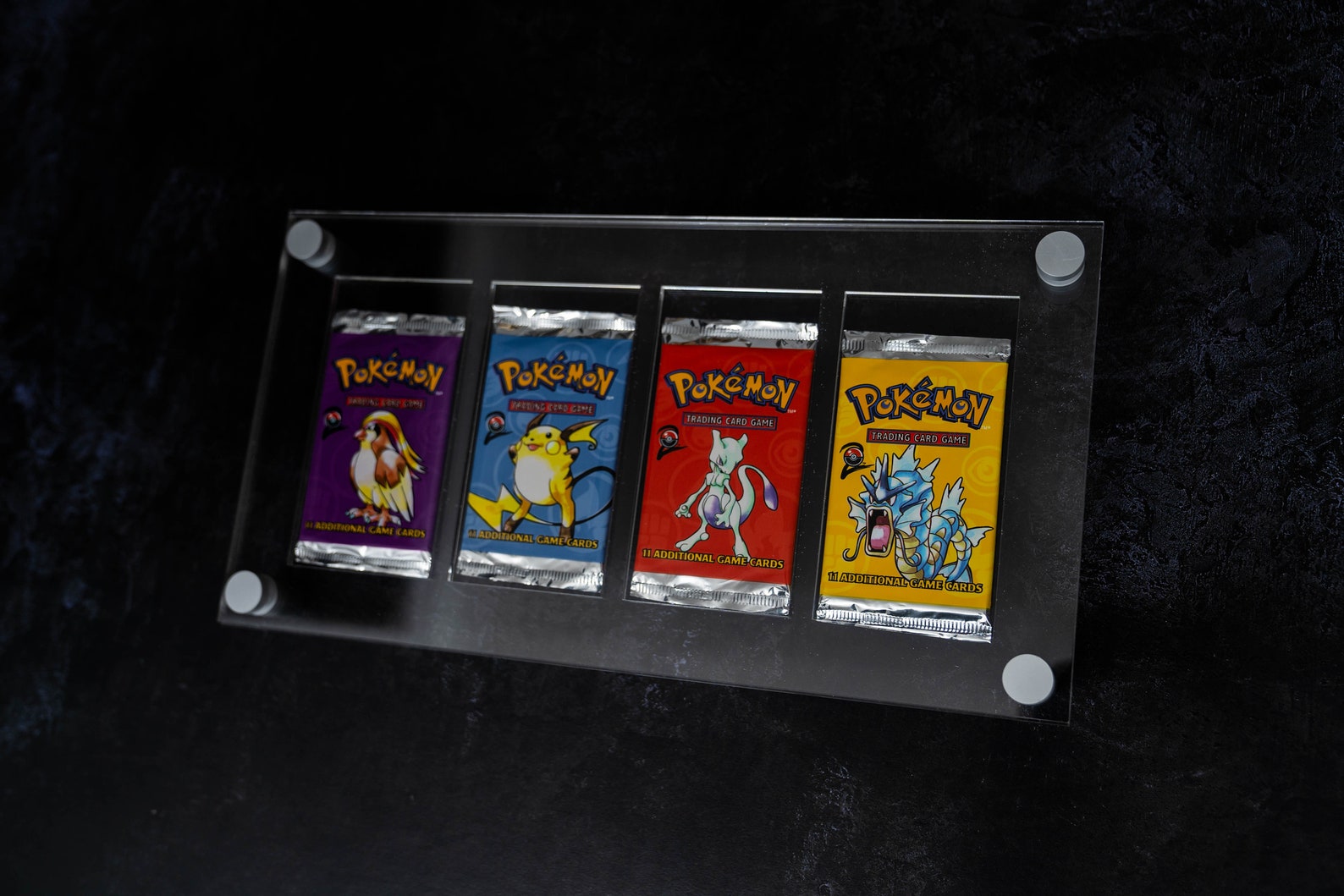Pokemon Card Booster Pack Display Frame - 4x1 - Etsy