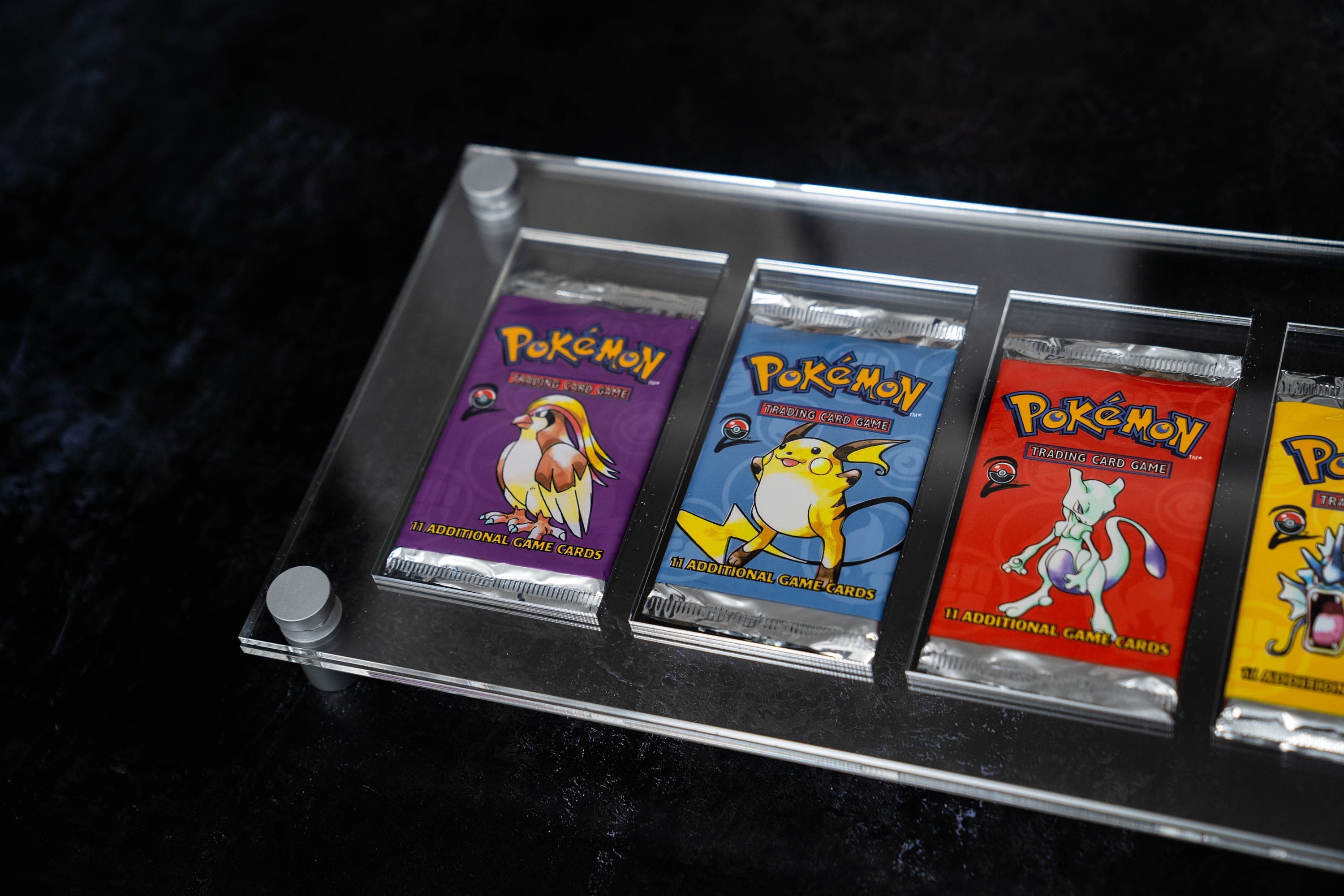 Pokemon Card Booster Pack Display Frame - 4x1 - Etsy