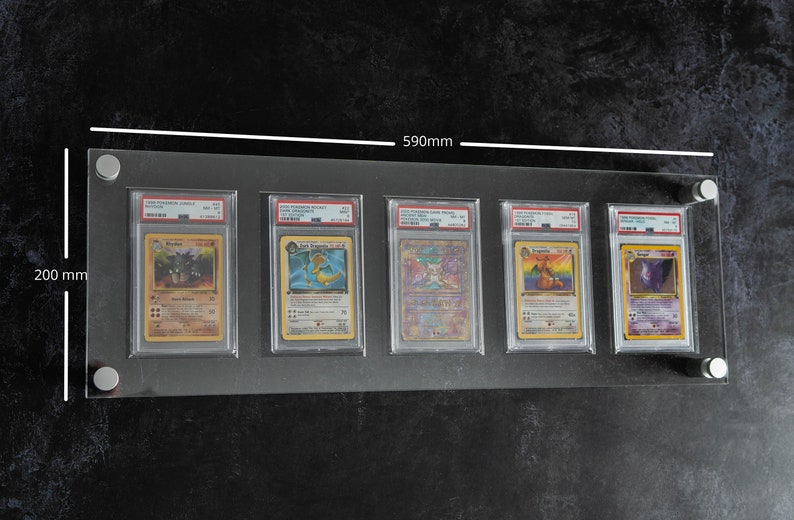 Pokemon Card PSA Slab Display Frame - 5x1 - Etsy Australia